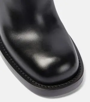 Burberry Stirrup Leather Knee-high Boots