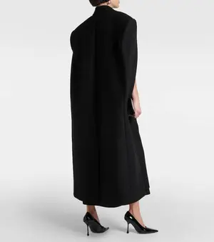 Wardrobe.NYC Double-breasted Virgin Wool Cape