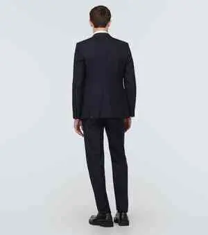 Dries Van Noten Single-breasted Wool Suit