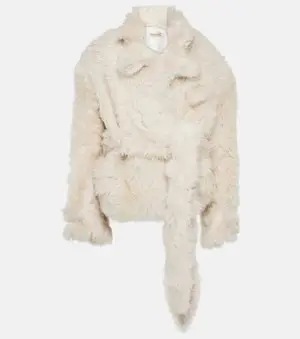THE MANNEI Rioni Oversized Shearling Jacket