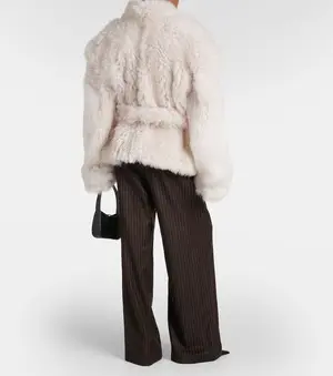 THE MANNEI Rioni Oversized Shearling Jacket