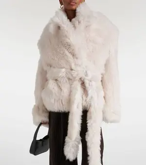 THE MANNEI Rioni Oversized Shearling Jacket