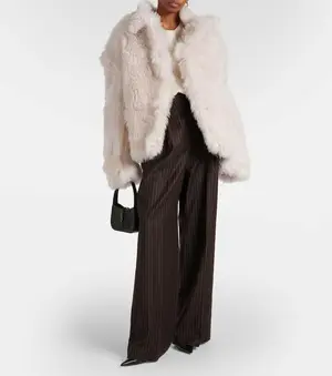 THE MANNEI Rioni Oversized Shearling Jacket