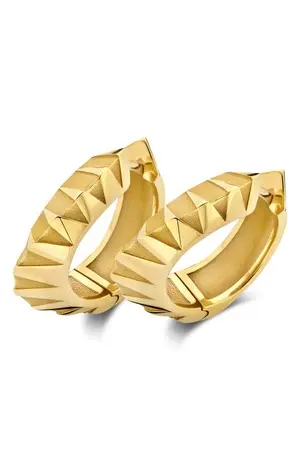 DRIES CRIEL Pyramide Huggie Hoop Earrings