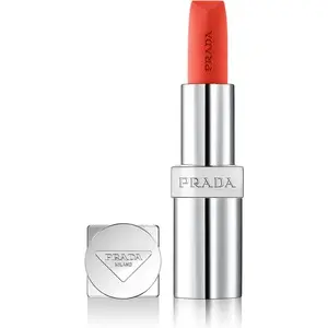 Prada Monochrome Soft Matte Refillable Lipstick O176 Nacarat - Coral Orange