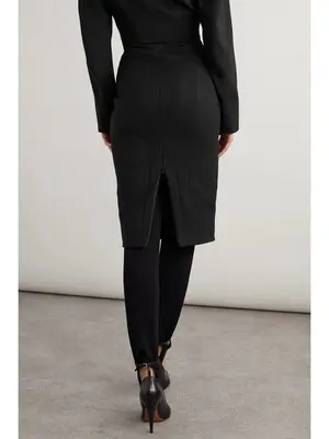 Alaïa Wool-blend Pencil Skirt