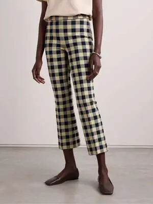 HIGH SPORT Kick Cropped Flared Pants