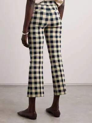 HIGH SPORT Kick Cropped Flared Pants