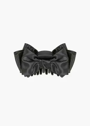 JENNIFER BEHR Agatha Jaw Clip - Black