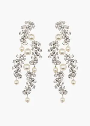 JENNIFER BEHR Wisteria Earrings - Crystal