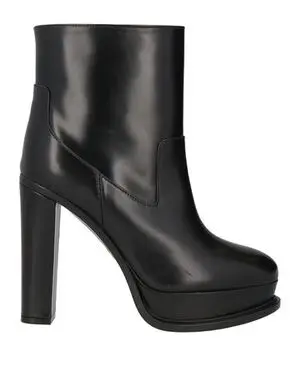 Alexander McQueen Leather Ankle Boots