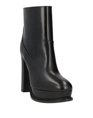 Alexander McQueen Leather Ankle Boots