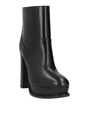 Alexander McQueen Leather Ankle Boots