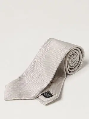Zegna Zegna Silk Neck Tie Yellow Cream
