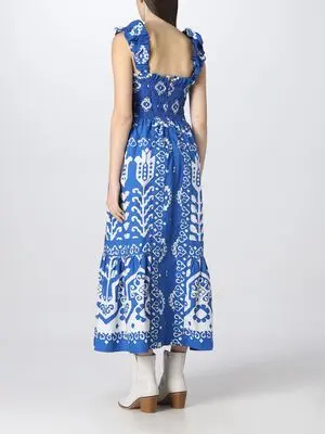 Sea Sonia Printed Cotton Midi Dress
