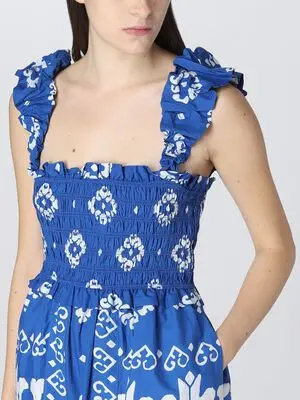 Sea Sonia Printed Cotton Midi Dress