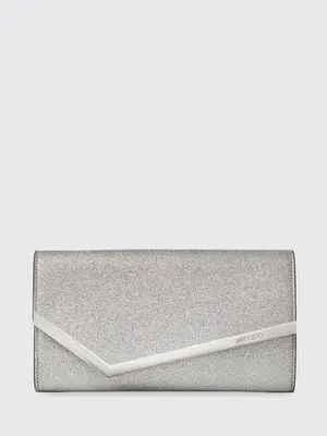 JIMMY CHOO Metallic Clutch Bag - Silver