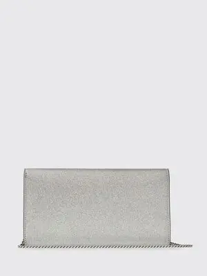 JIMMY CHOO Metallic Clutch Bag - Silver