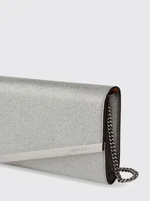 JIMMY CHOO Metallic Clutch Bag - Silver