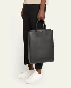 VALEXTRA V-line Tote Bag