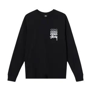 StÜssy X Comme Des Garçons Dot Long-sleeve T-shirt - Black