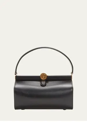 Altuzarra Doctor Leather Top-Handle Bag - Black
