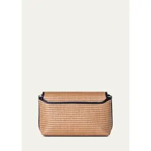 Akris Anouk Little Day Raffia Shoulder Bag