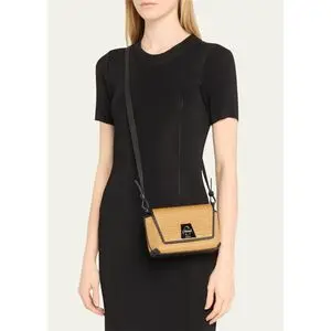 Akris Anouk Little Day Raffia Shoulder Bag