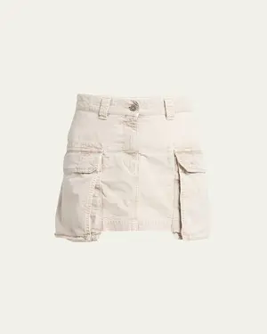 GOLDEN GOOSE Journey Mini Worker Skirt - Trench Coat