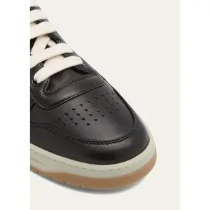 Prada Leather Low-top Sneakers - Nero
