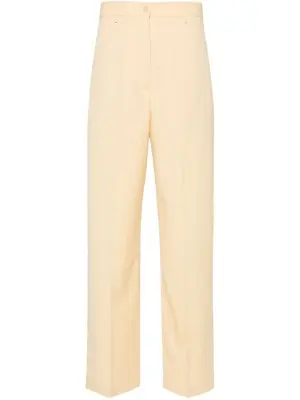 Fabiana Filippi Straight-leg Trousers - Yellow