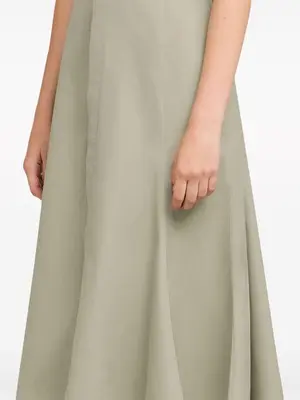 AMI Paris Short-sleeve Cotton Midi Dress