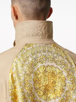 Versace Single-breasted Cotton Coat