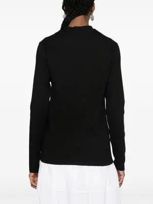 JIL SANDER Logo-plaque T-shirt - Black