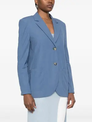 Emporio Armani Single-breasted Blazer - Blue