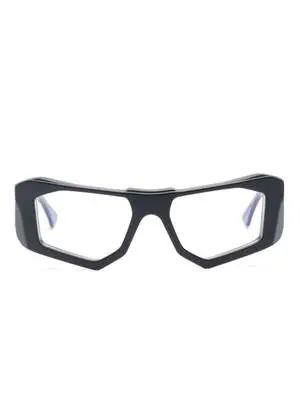 KUBORAUM F6 Rectangle-frame Eyeglasses - Black
