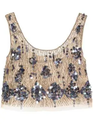 Alberta Ferretti Embellished Tops