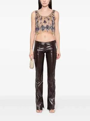 Alberta Ferretti Bead-embellished Top