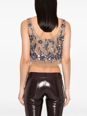 Alberta Ferretti Bead-embellished Top