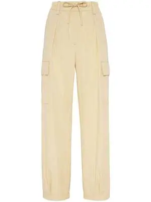 BRUNELLO CUCINELLI Brunello Cucinelli Wide-Leg Cargo Trousers