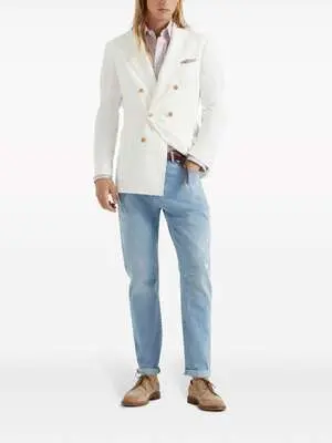 Brunello Cucinelli Long-sleeve Cotton Shirt