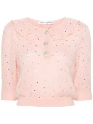 Alessandra Rich Button Detailed Sweaters For Women