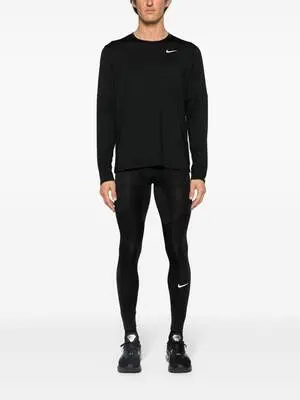 Nike Fitness Logo-waistband Compression Tights