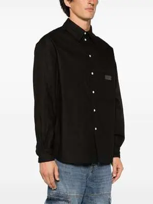 Kenzo Logo-patch Padded Shirt Jacket