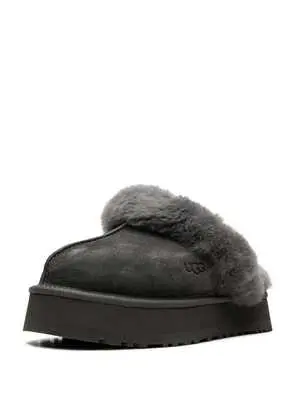 UGG Disquette Platform Slippers - Grey