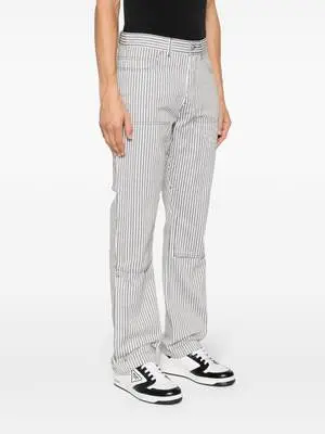 Amiri Striped Cotton Carpenter Trousers