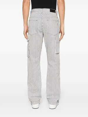 Amiri Striped Cotton Carpenter Trousers