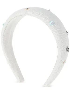 MAISON MICHEL Miwa Headband - White