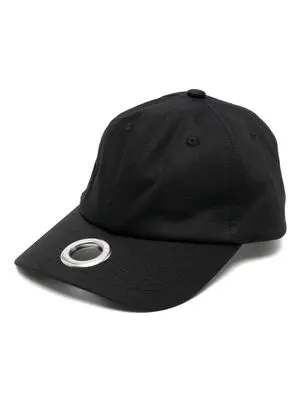 Vetements Eyelet Embellished Cotton Baseball Cap