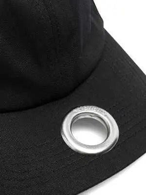 Vetements Eyelet Embellished Cotton Baseball Cap